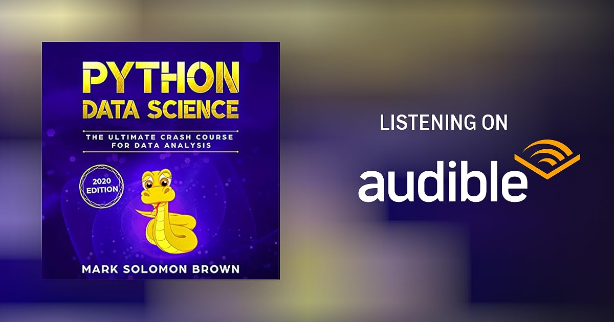 Python Data Science Audiobook By Mark Solomon Brown